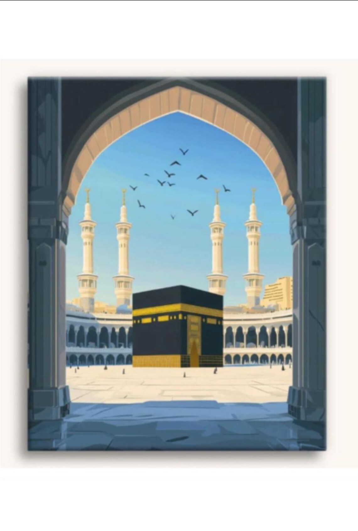 Paint by Numbers – Masjid Haram - Makkah - Etsy