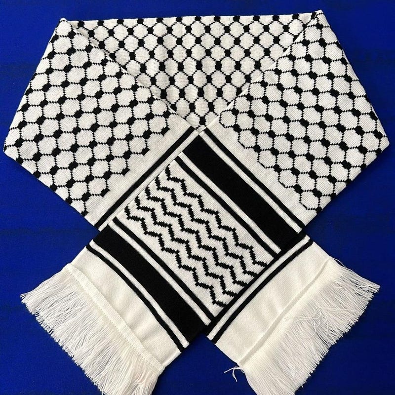 Palestinian Keffiyeh Scarf - Etsy UK