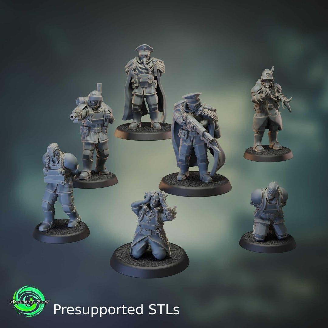 Imperial Commissar and Execution Squad - Mysterious Stew - Etsy UK