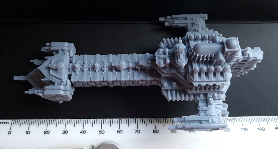 Holy Battle Barge in Gothic Style for Fleet Battle - Etsy