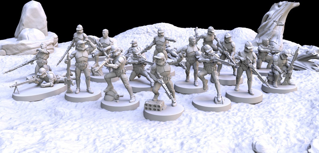 Specialist Republic Clone Trooper Platoon 20 Troopers - Etsy