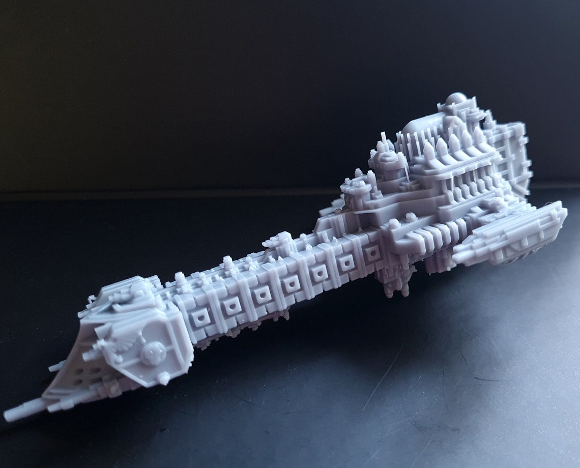 Holy Battle Barge in Gothic Style for Fleet Battle - Etsy