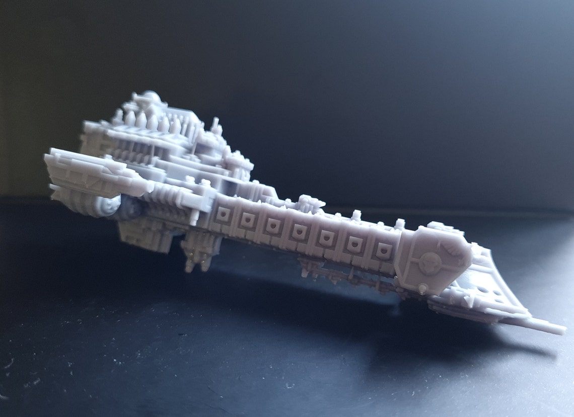 Holy Battle Barge in Gothic Style for Fleet Battle - Etsy
