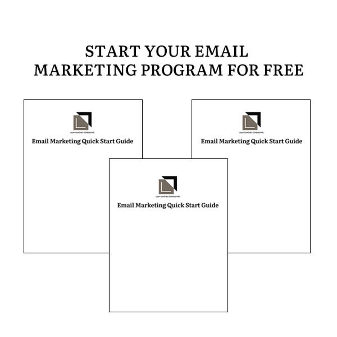 Email Marketing Quick Start Guide - Etsy