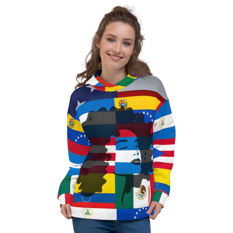 International Hoodie Latina Pride Womens Hoodie Spanish - Etsy