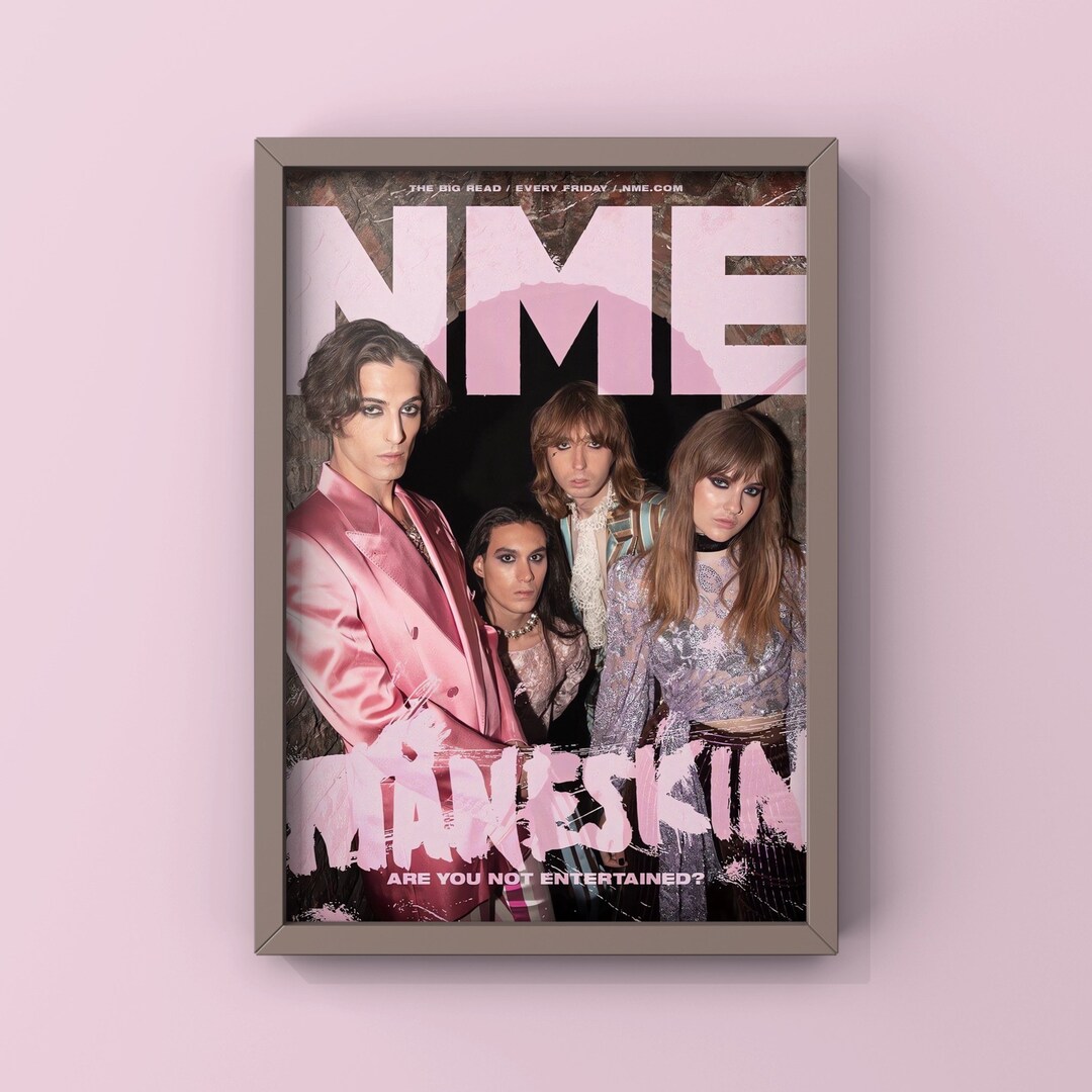 Måneskin Poster, Maneskin Digital Printable Wall Art, Maneskin Wall ...