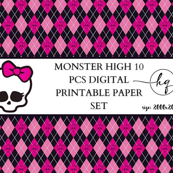 Monster High Skull - Etsy