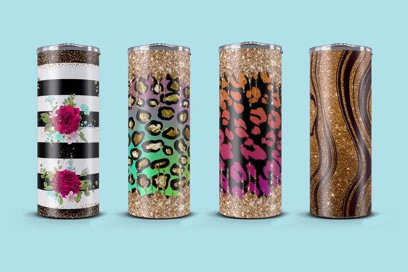 20oz Tumbler Sublimation Template | Full Wrap Tumbler Template ...
