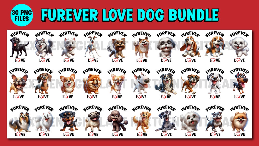 Dog Design Bundle, Wanted Dogs PNG Sublimation Bundle, Cartoon Dogs ...