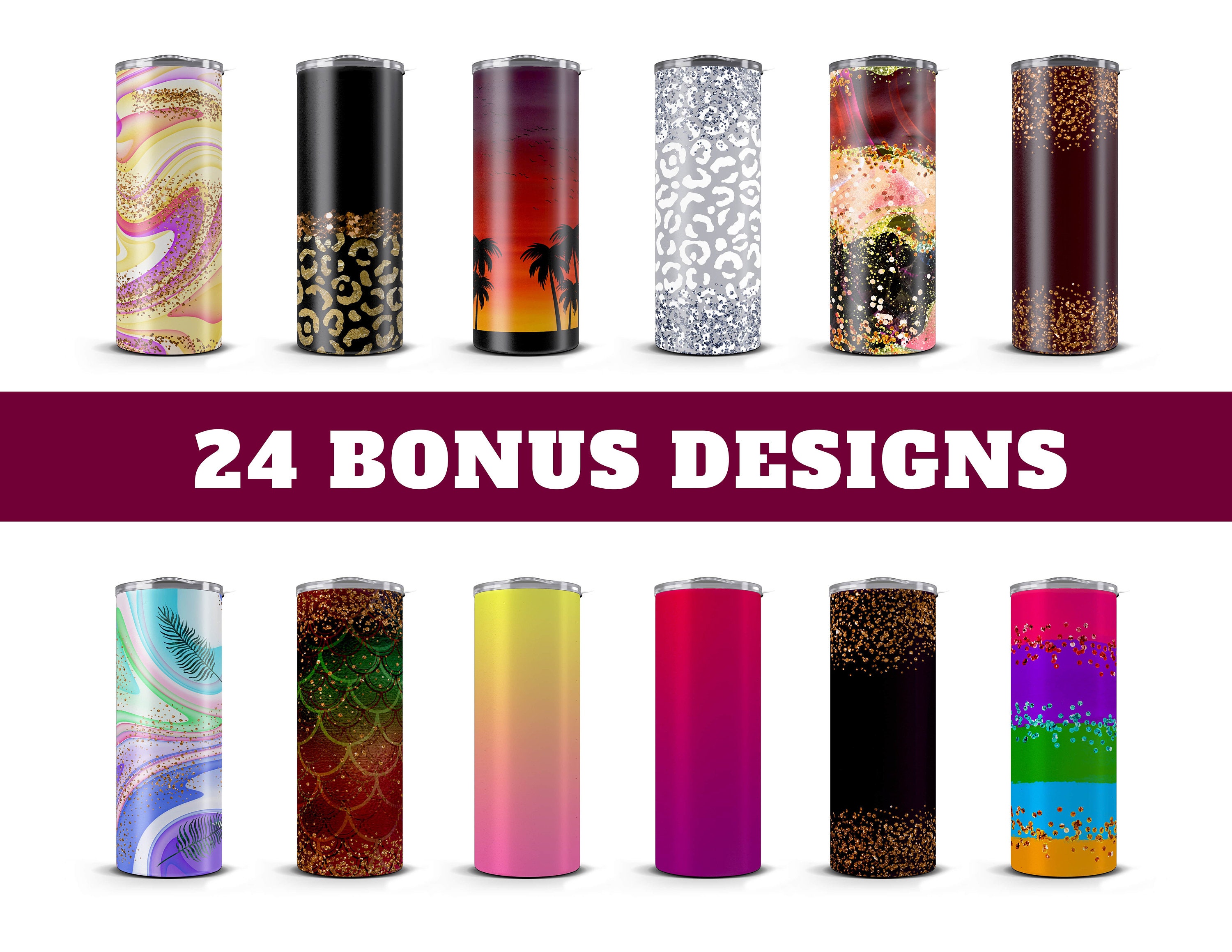 20 Oz Tumbler Magic Eye Design Tumble Wrap Full Wrap - Etsy
