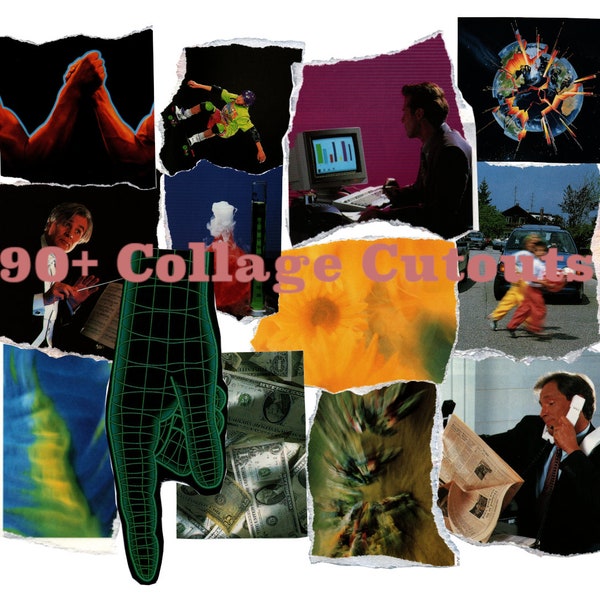 Collage Cutout - Etsy