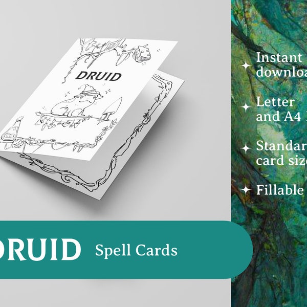 Dnd Spell Template - Etsy