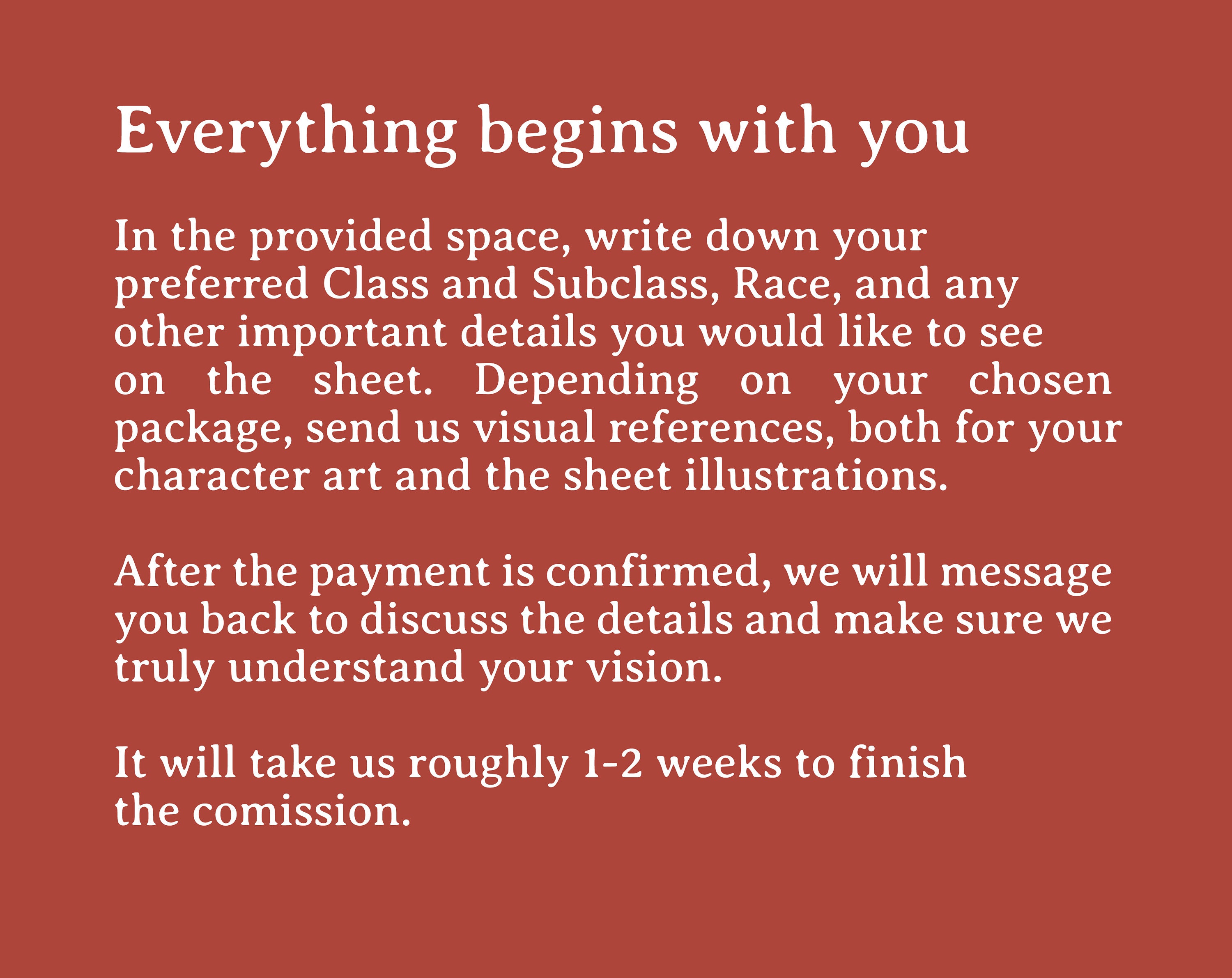 Dnd Character Sheet Commission - Etsy