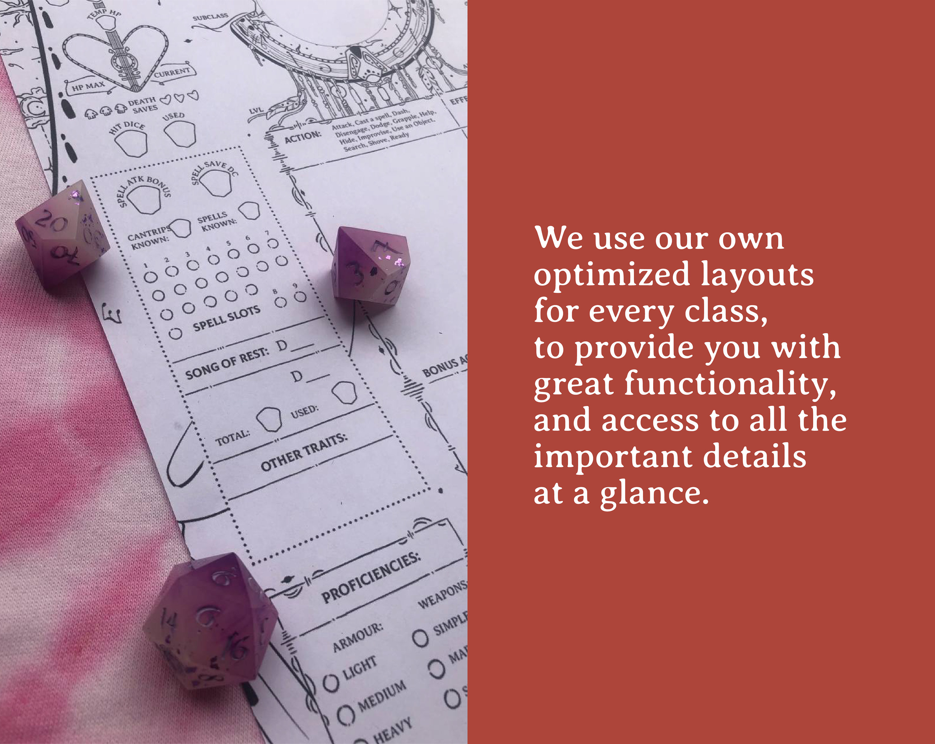 Dnd Character Sheet Commission - Etsy