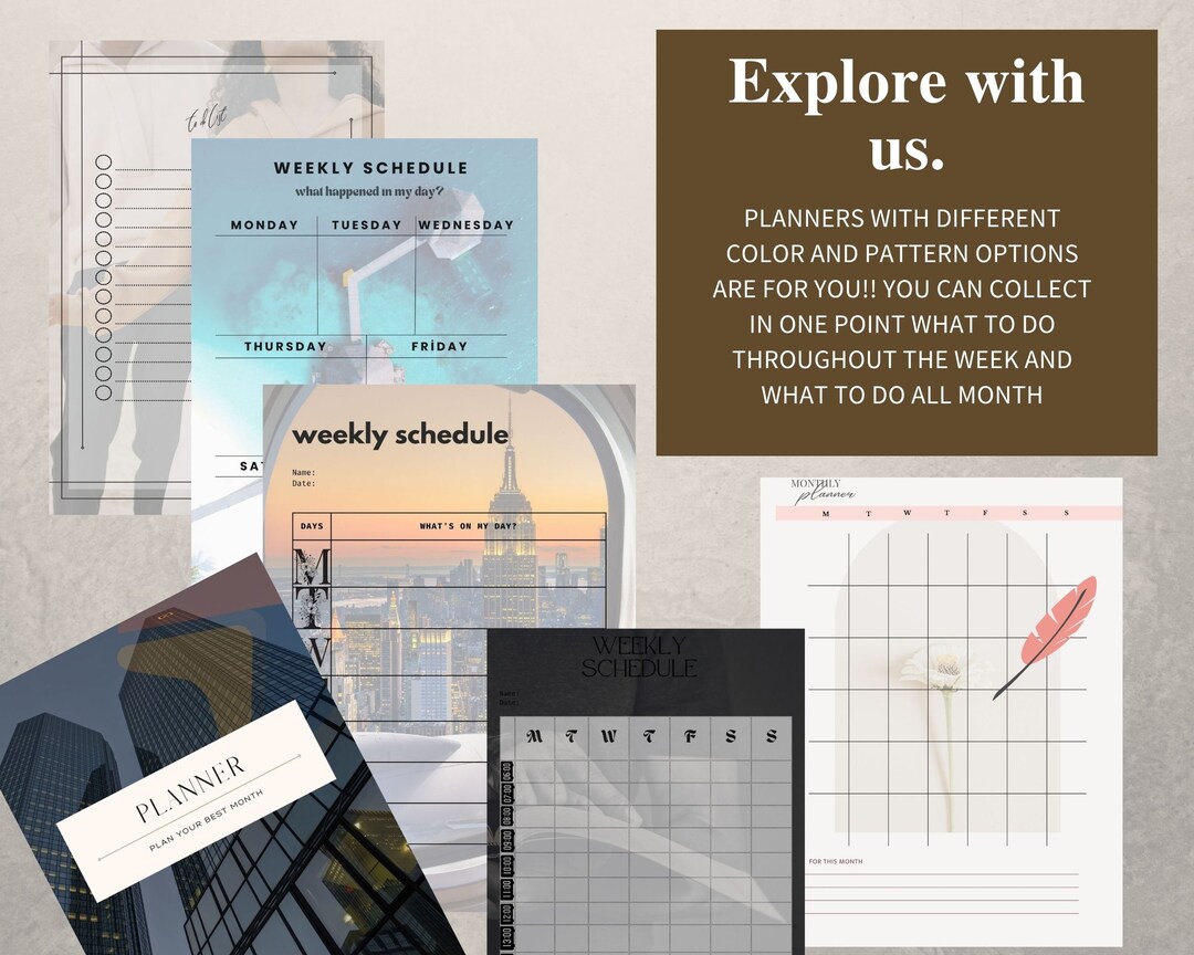 Digital Planner 2023 2024 Digital Planner Dated Digital Planner Weekly ...