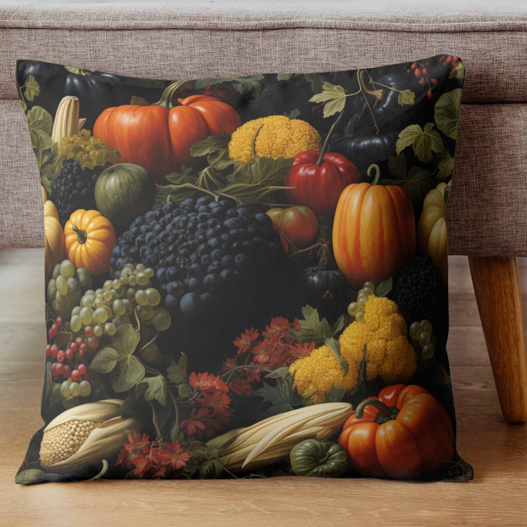 Harvest Splendor: 3D Realistic Fall Fruits & Vegetables Craft Paper ...
