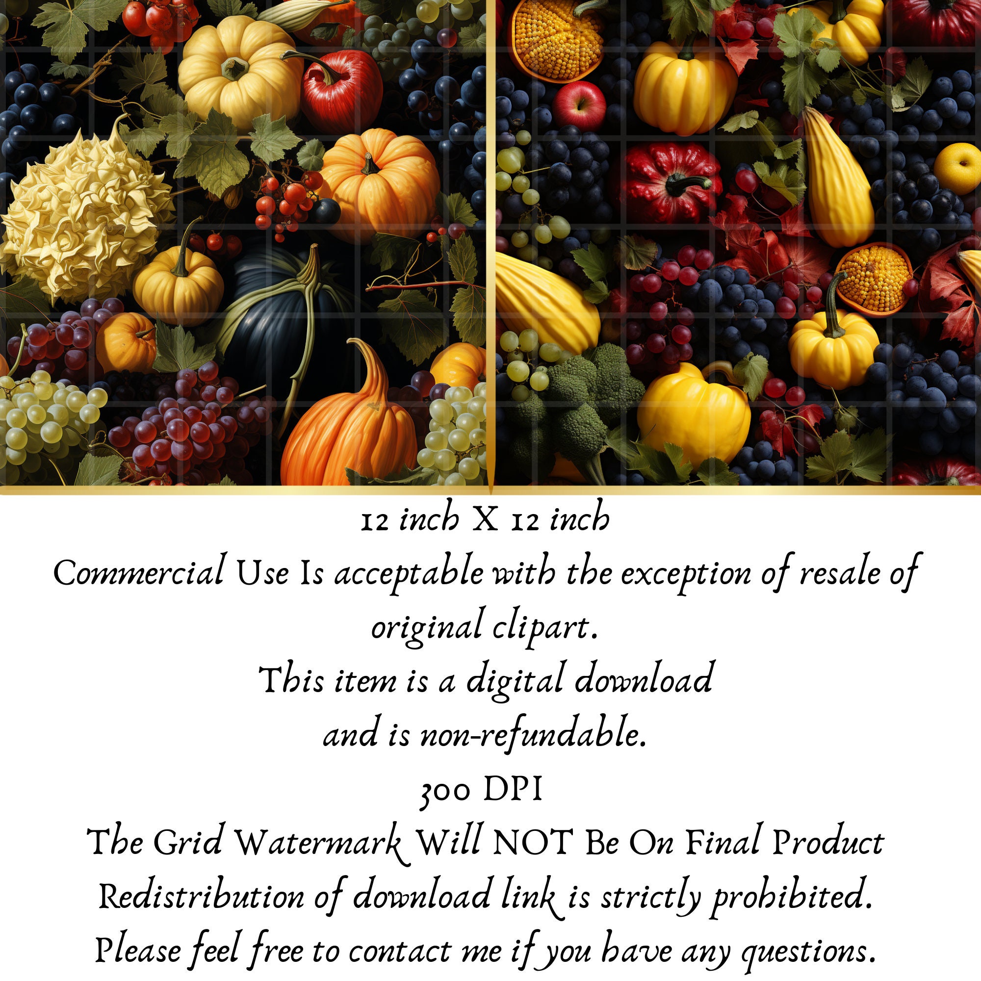 Harvest Splendor: 3D Realistic Fall Fruits & Vegetables Craft Paper ...