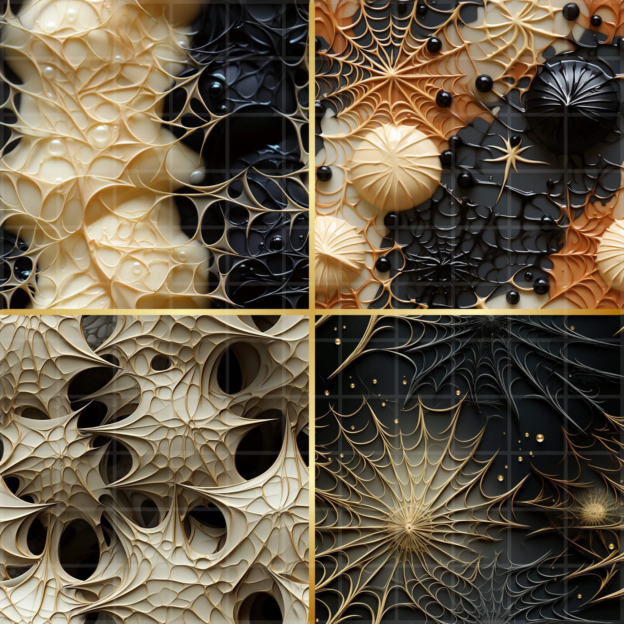 Eerie Elegance: 3D Intricate Creepy Cobwebs Craft Paper - Etsy