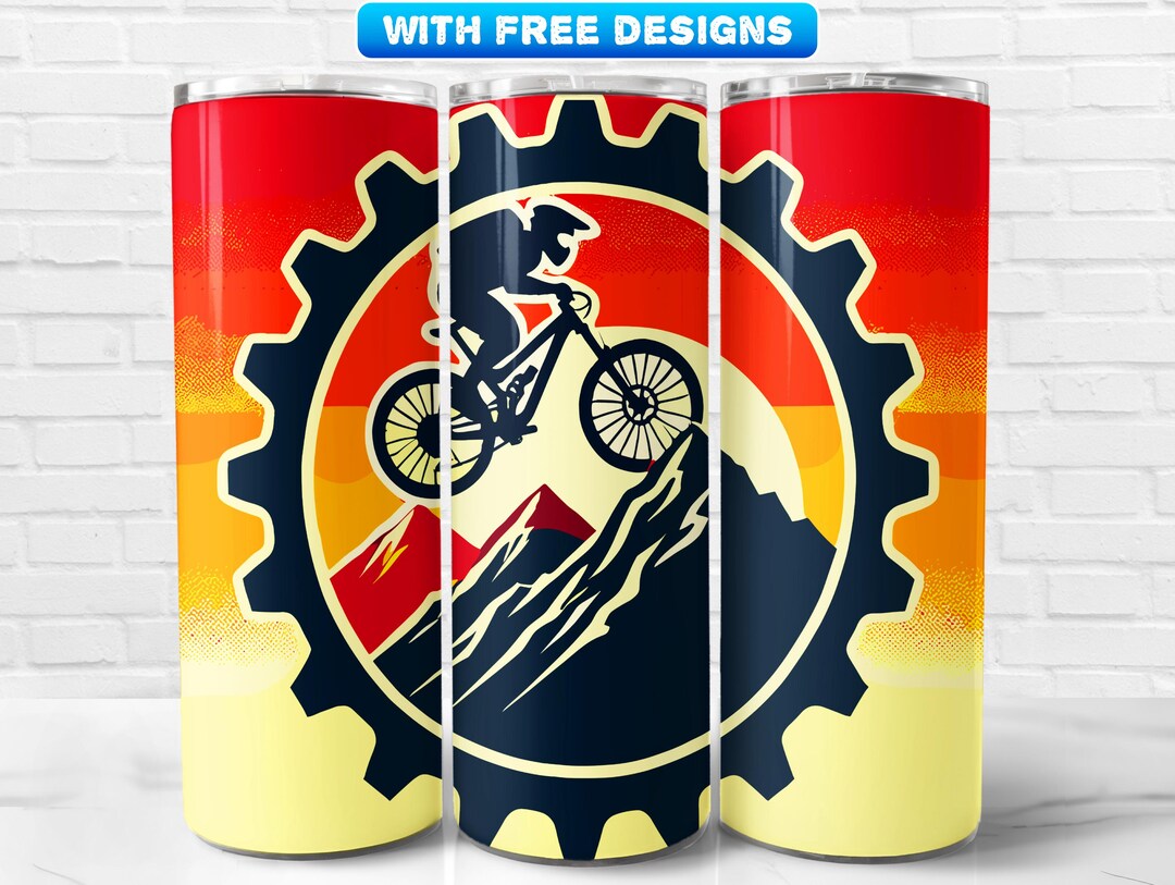 BMX Mountain Bike Tumbler Wrap PNG, Motorcyle, Sublimation Design - Etsy
