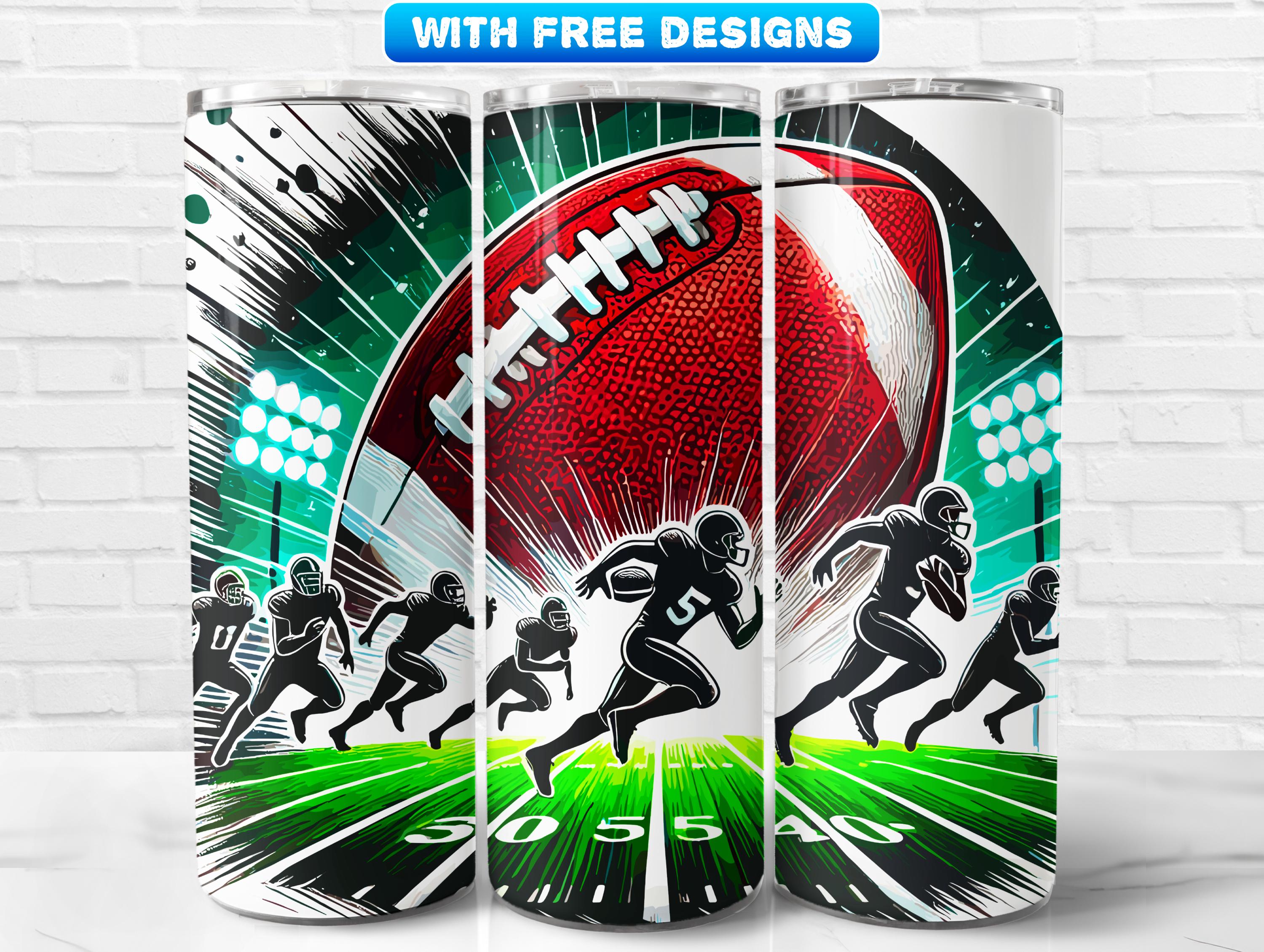 Football Team Tumbler Wrap PNG, Sports, Sublimation Design - Etsy