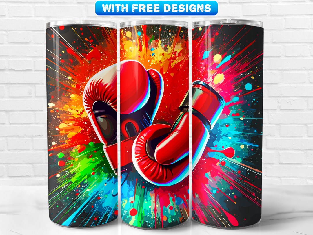 Boxing Tumbler Wrap PNG, Sports, Sublimation Design - Etsy