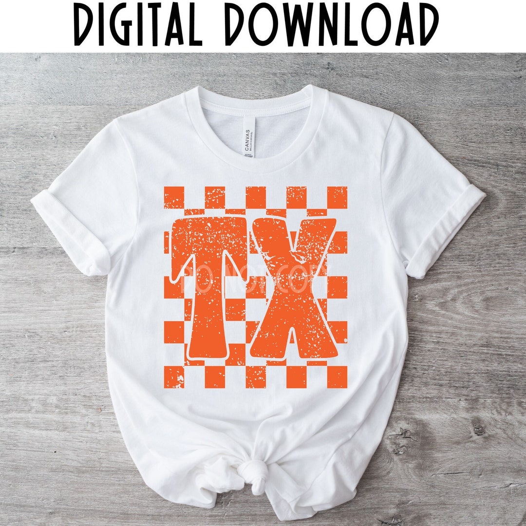 Texas State, Digital Download, PNG, Checkered , Sublimation Design, T ...