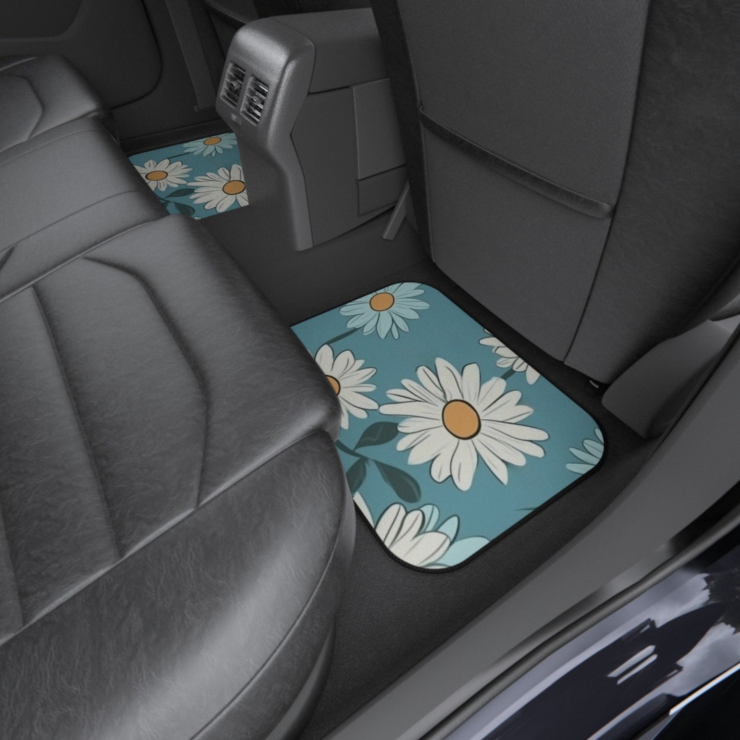 Car Mat Set of 4, Front Seat Car Mat, Back Seat Car Mats, Cute Car Mats ...