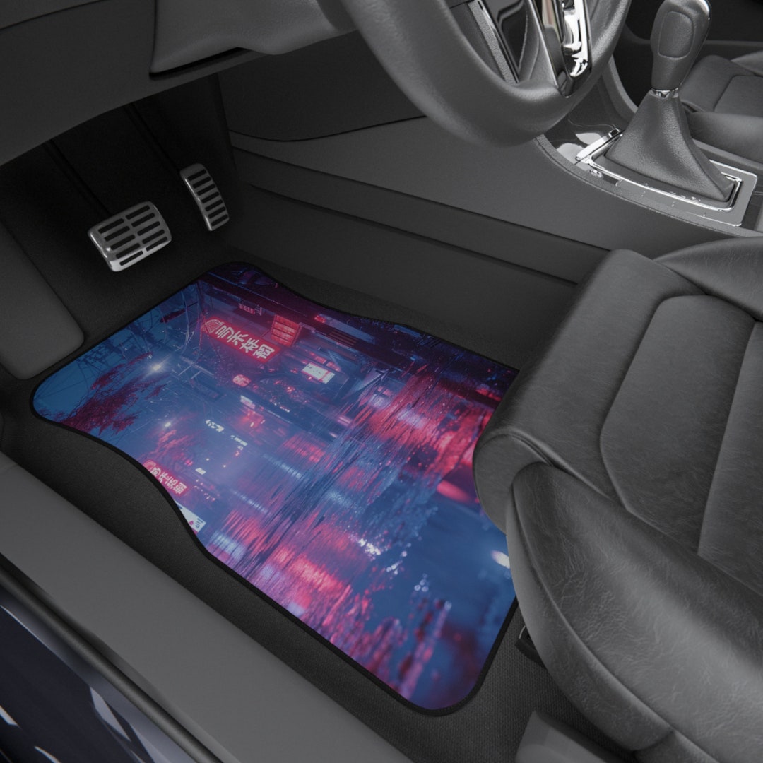 Tokyo Nights, Anime Style Car Mats, Unique Anime Car Mats, Unique Anime ...
