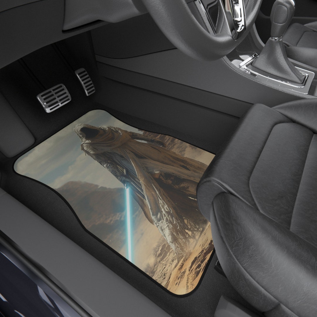 The Lone Jedi, Star Wars Style Car Mats, Jedi Knight Car Mats, Floor ...