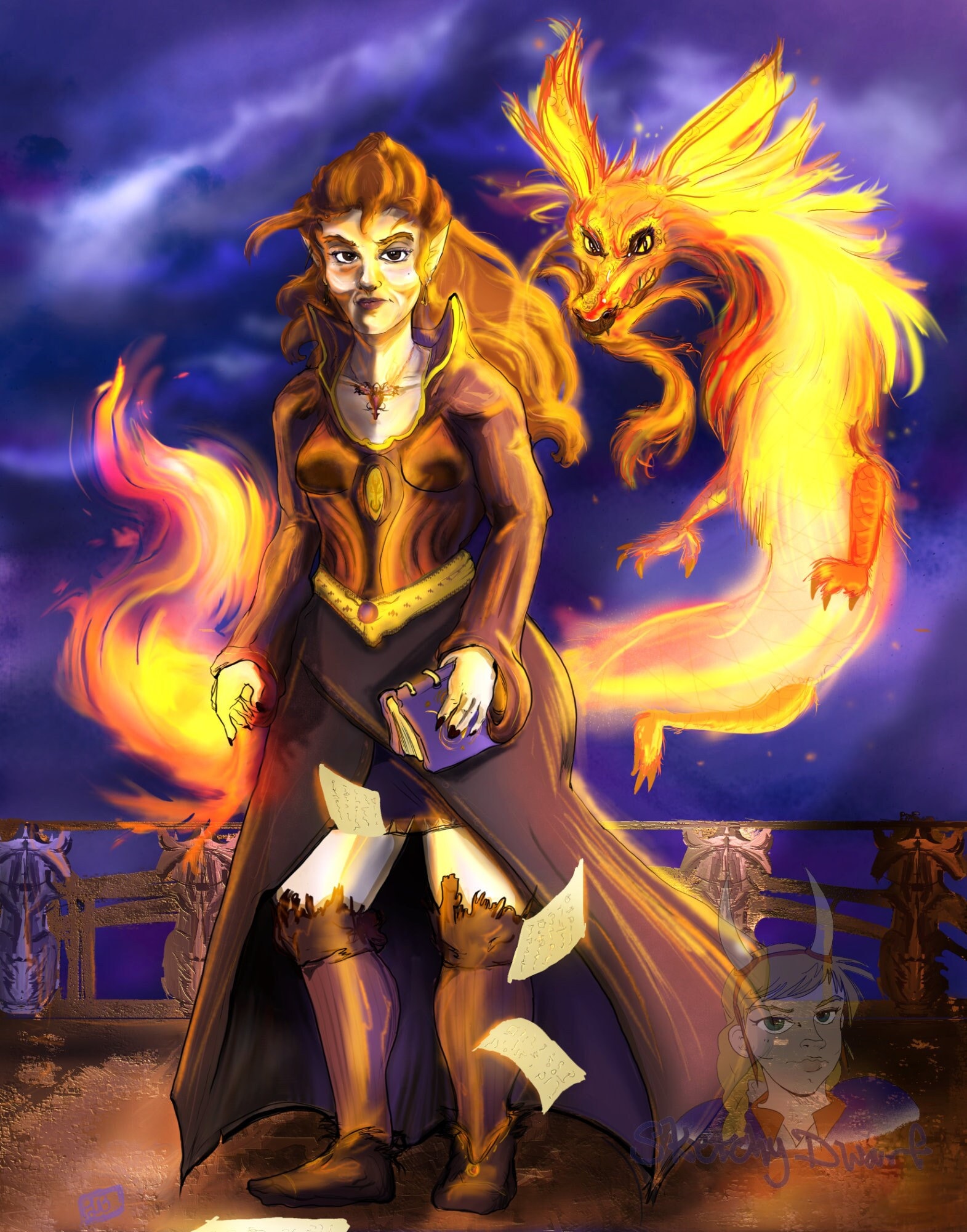 Fire Wizard Art