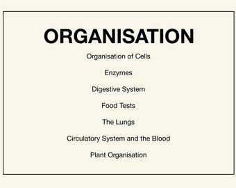 AQA GCSE 9-1 Combined Science Revision Notes : Biology One - Etsy UK