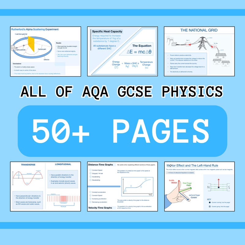 Gcse Science Revision Notes - Etsy UK