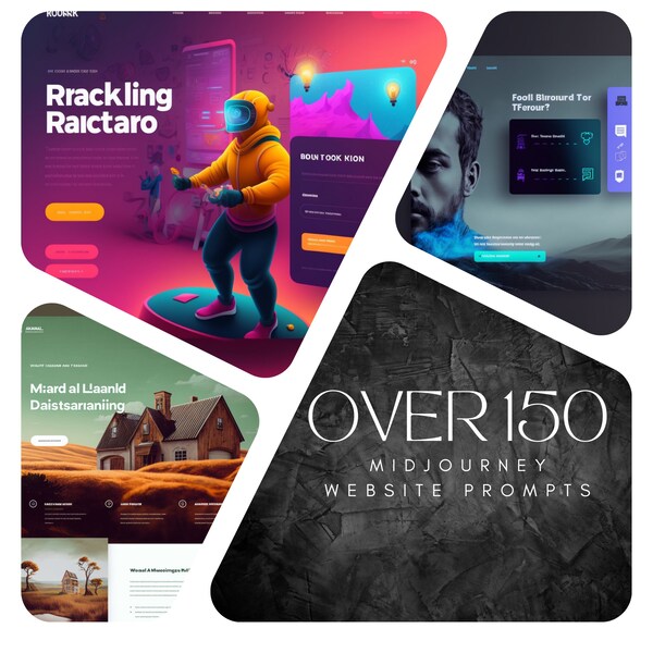 Midjourney Website Prompt - Etsy