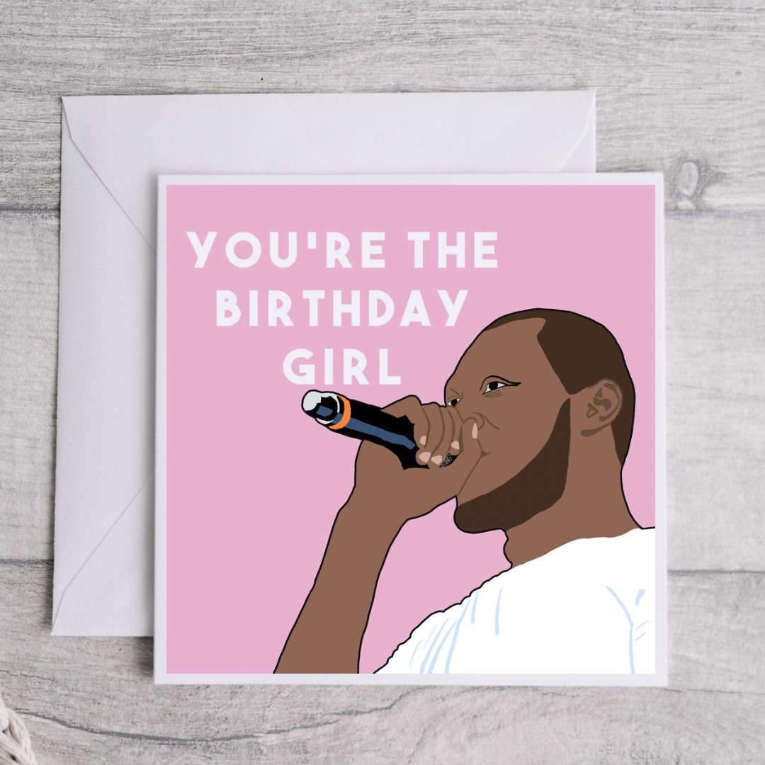Stormzy Birthday Card Birthday Girl Funny Greeting Card - Etsy