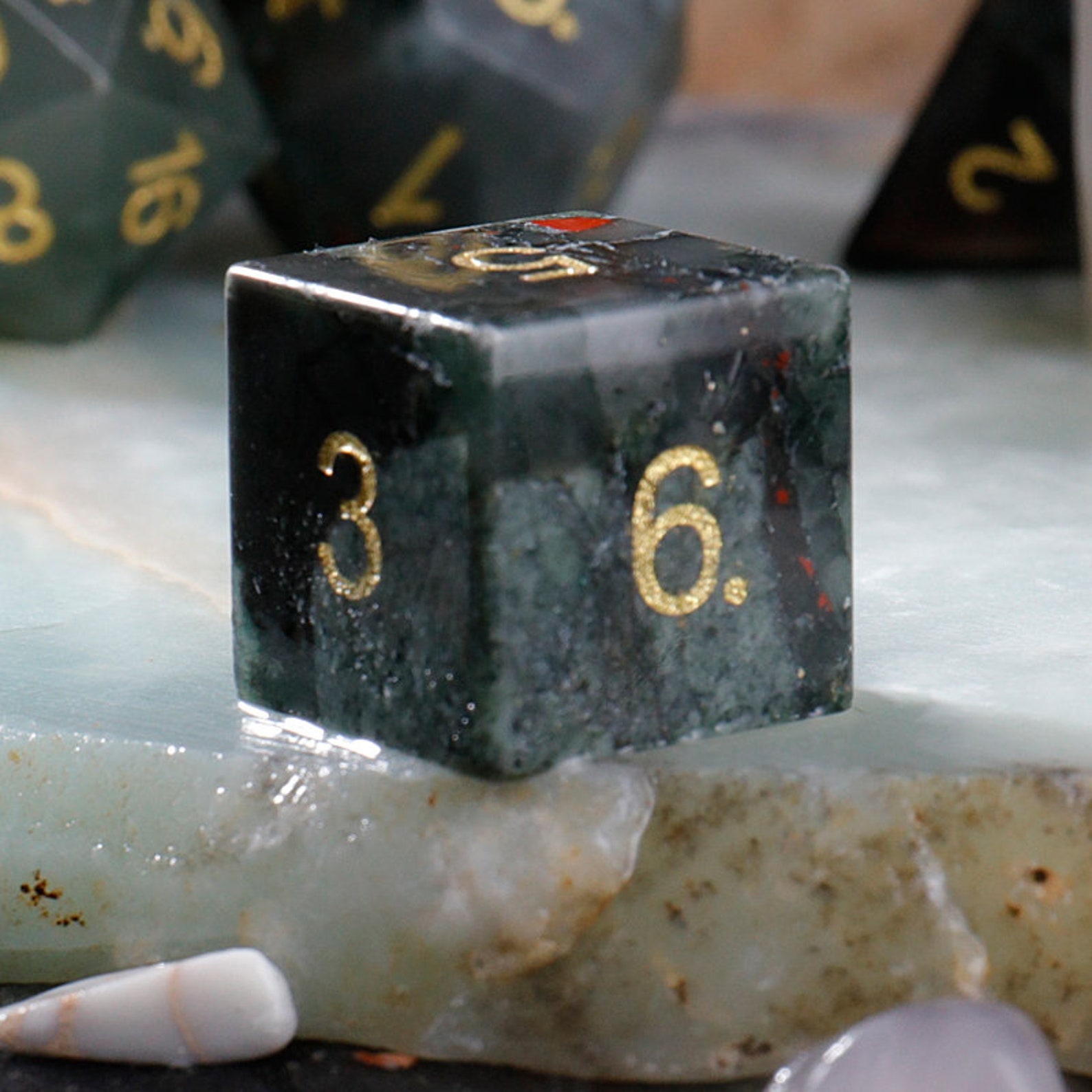 Bloodstone Legacy 7-piece Dnd Dice Set for Tabletop Role-playing Games ...