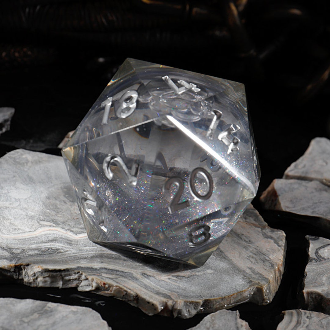 Extra Large Chonk 35mm D20 Liquid Core Resin Die | Pathfinder, Dnd ...