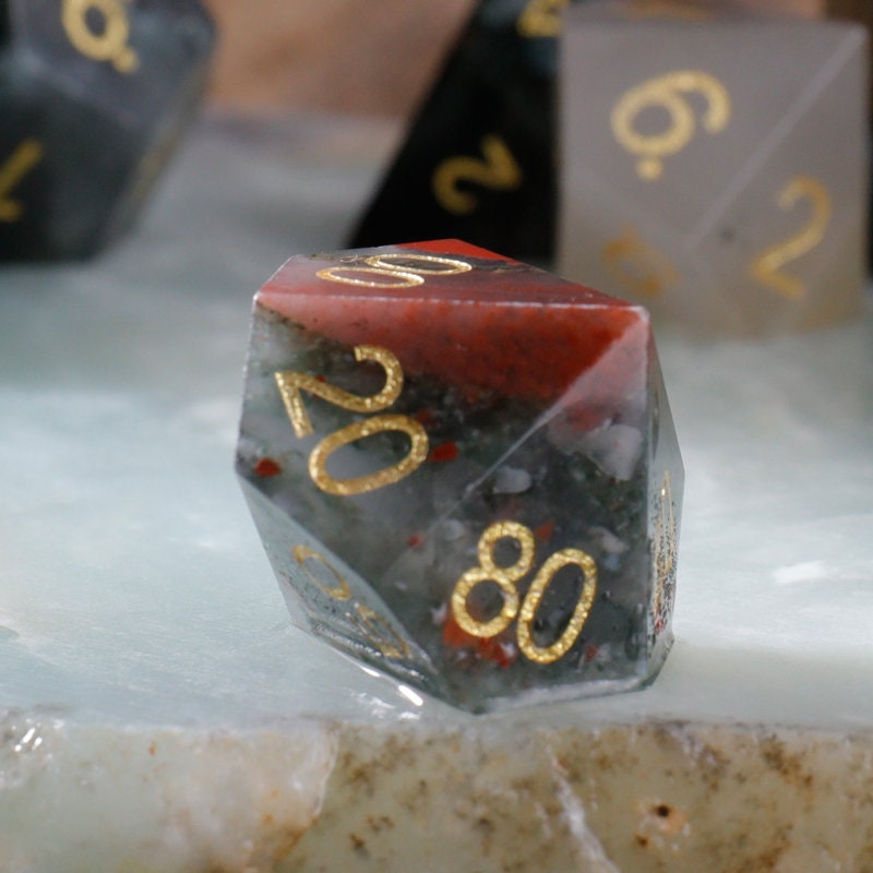 Bloodstone Legacy 7-piece Dnd Dice Set for Tabletop Role-playing Games ...