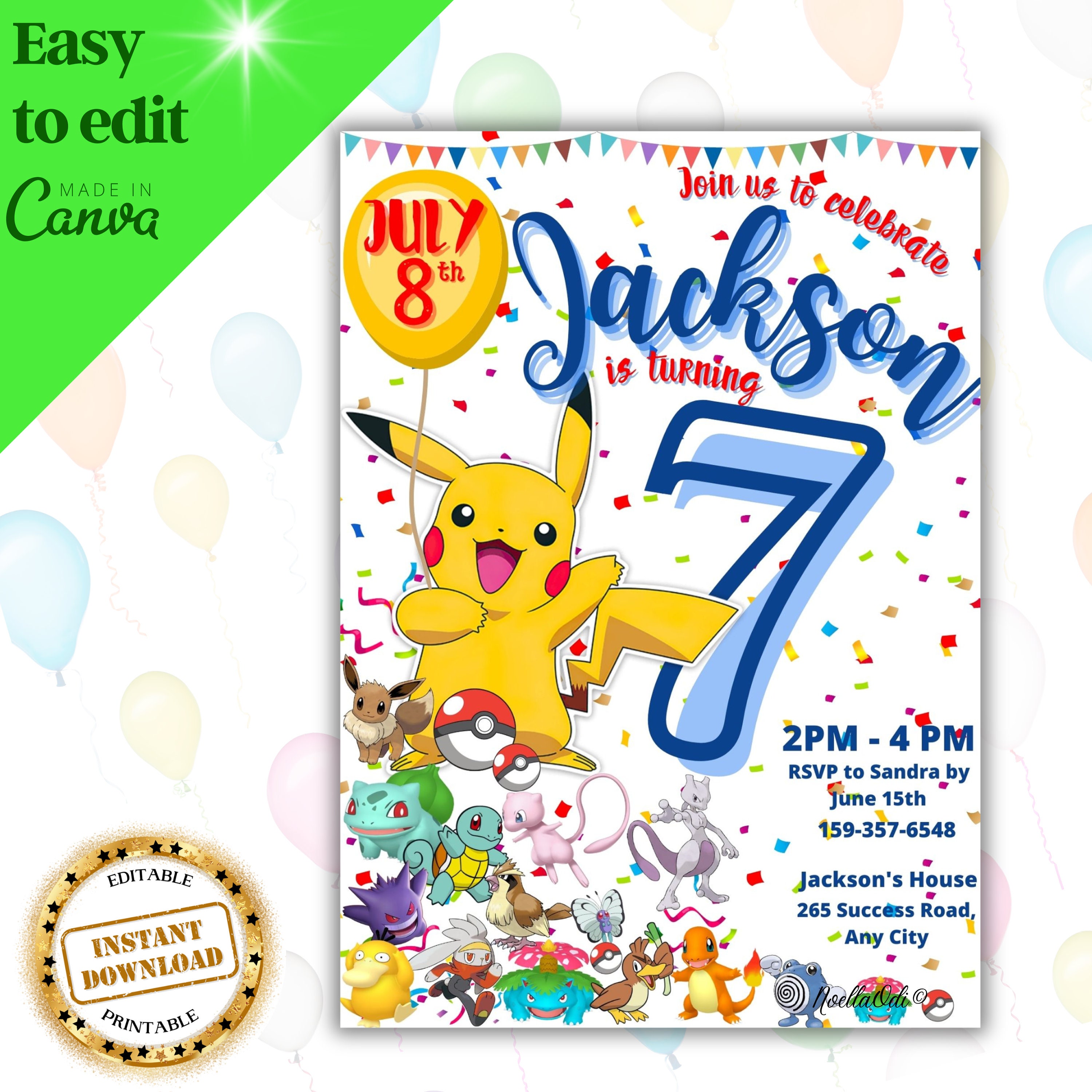 Manny Heffley Pokemon Card