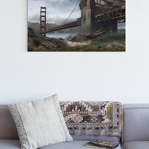 Printable Golden Gate Bridge | Post Apocalyptic | Desotropic | Post War ...