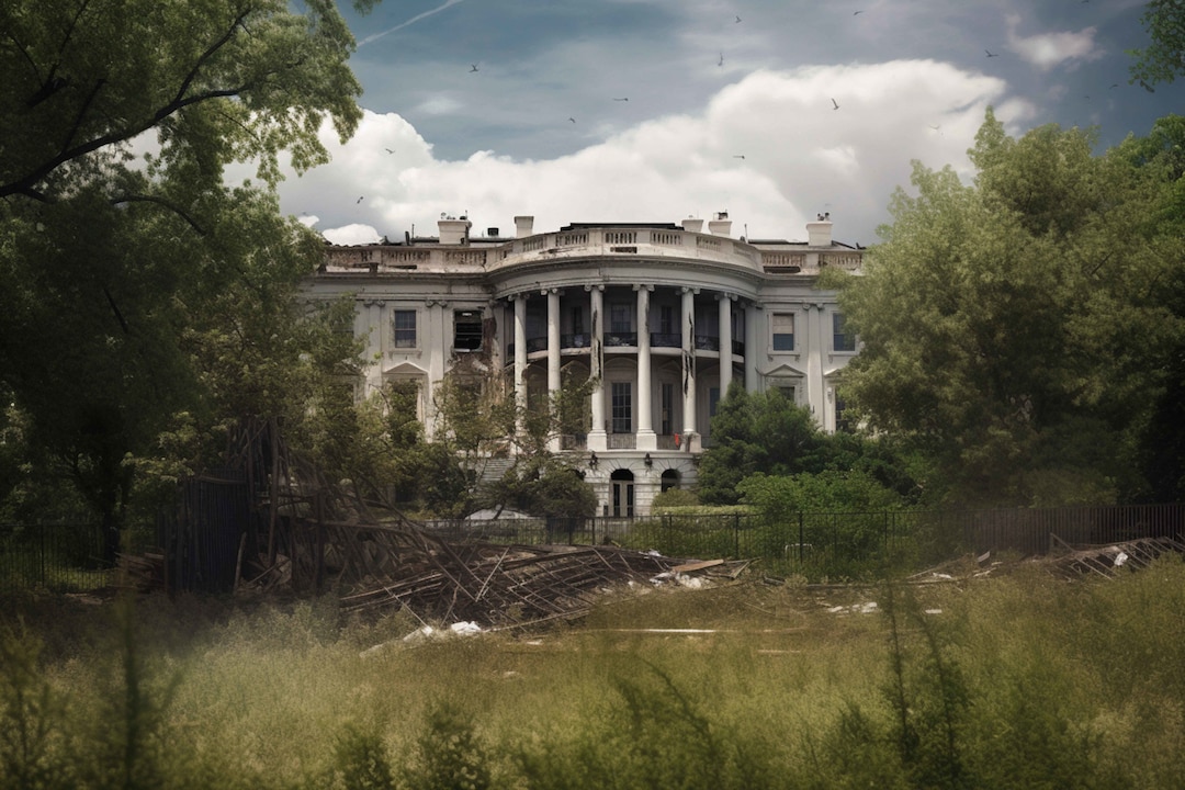 Printable the White House | Post Apocalyptic | Desotropic | Post War ...