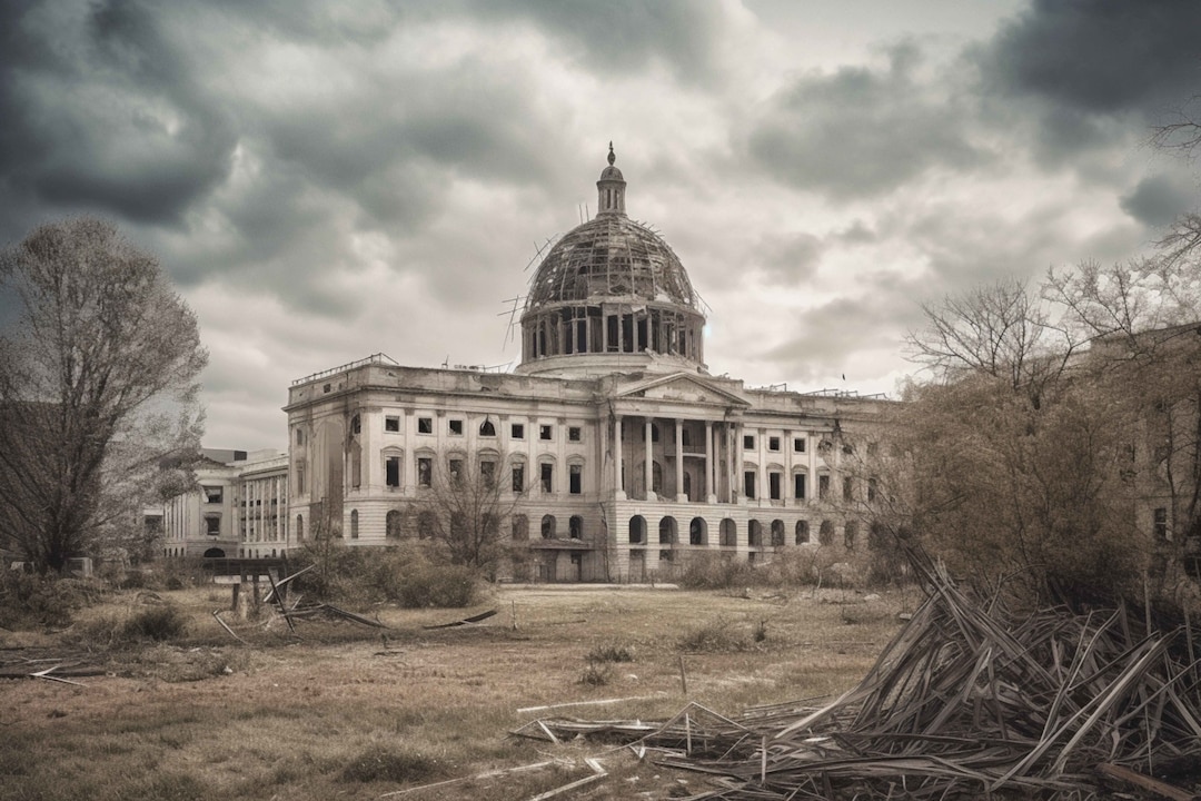 Printable Washington Capitol | Post Apocalyptic | Desotropic | Post War ...