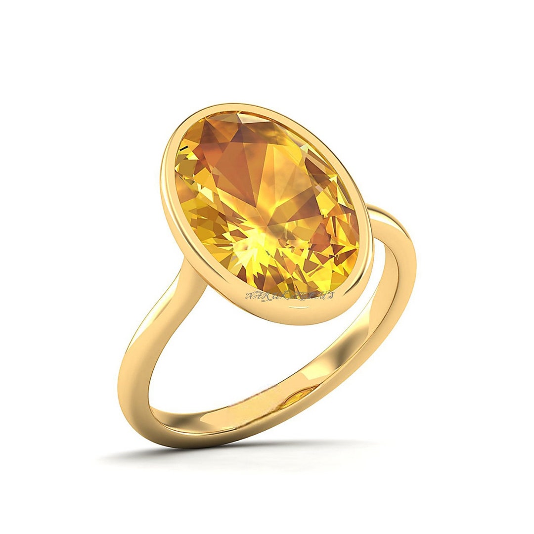 Yellow sapphire stone ring price store