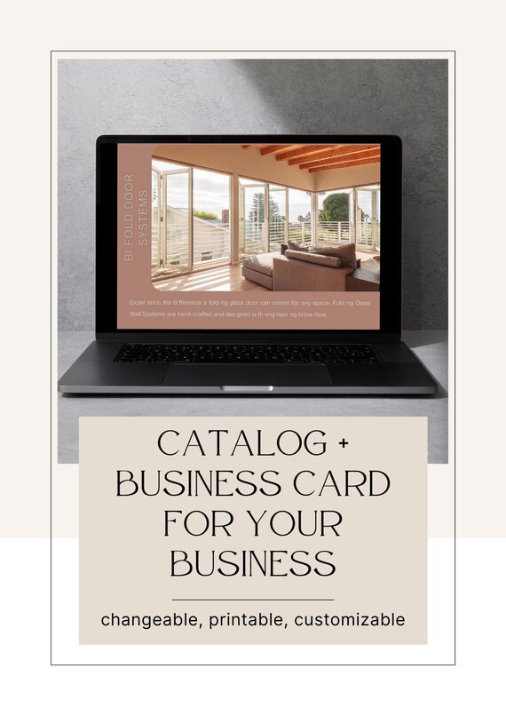 Bi Fold Business Card Template
