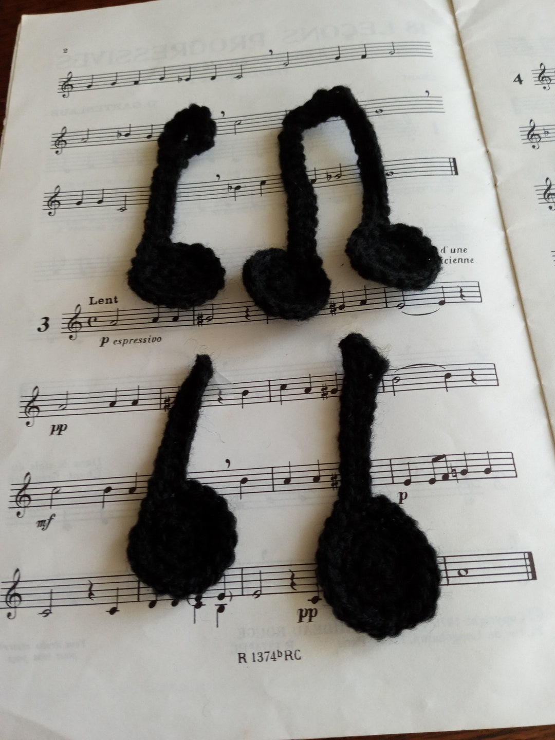 Handmade Crochet Musical Note a Melody to Delight Your Senses - Etsy