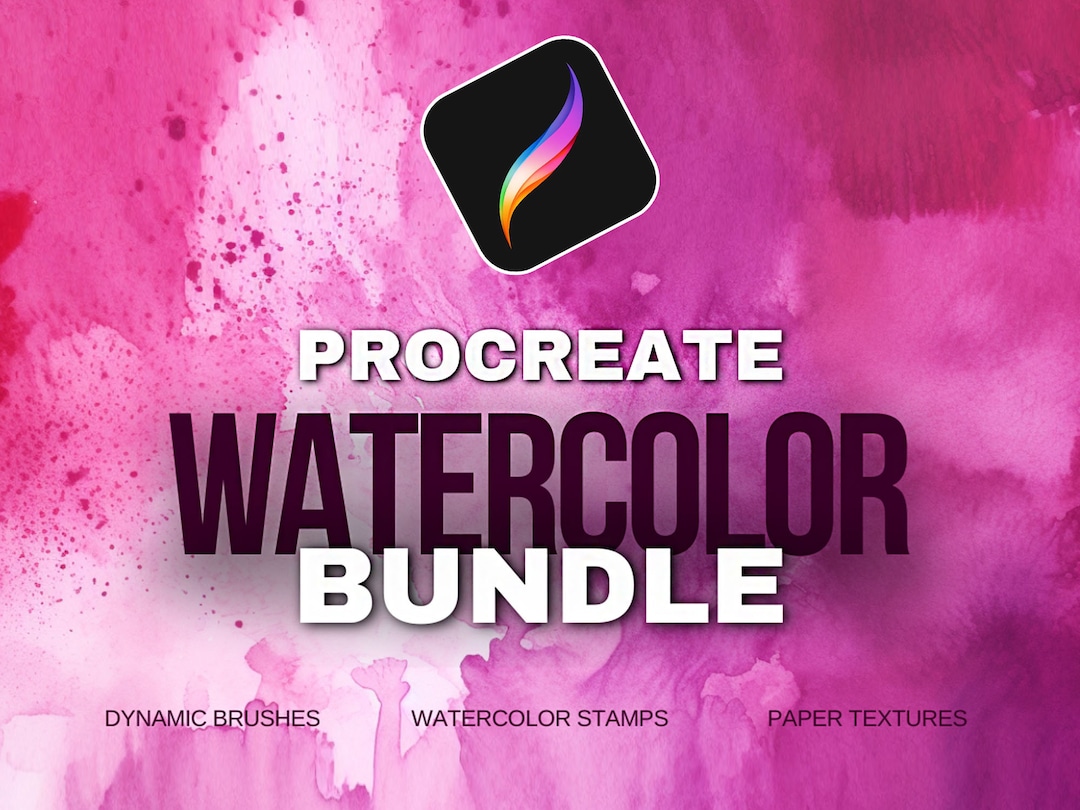 Procreate - Watercolor Brushes - Dynamic Water Color Brushset - Etsy
