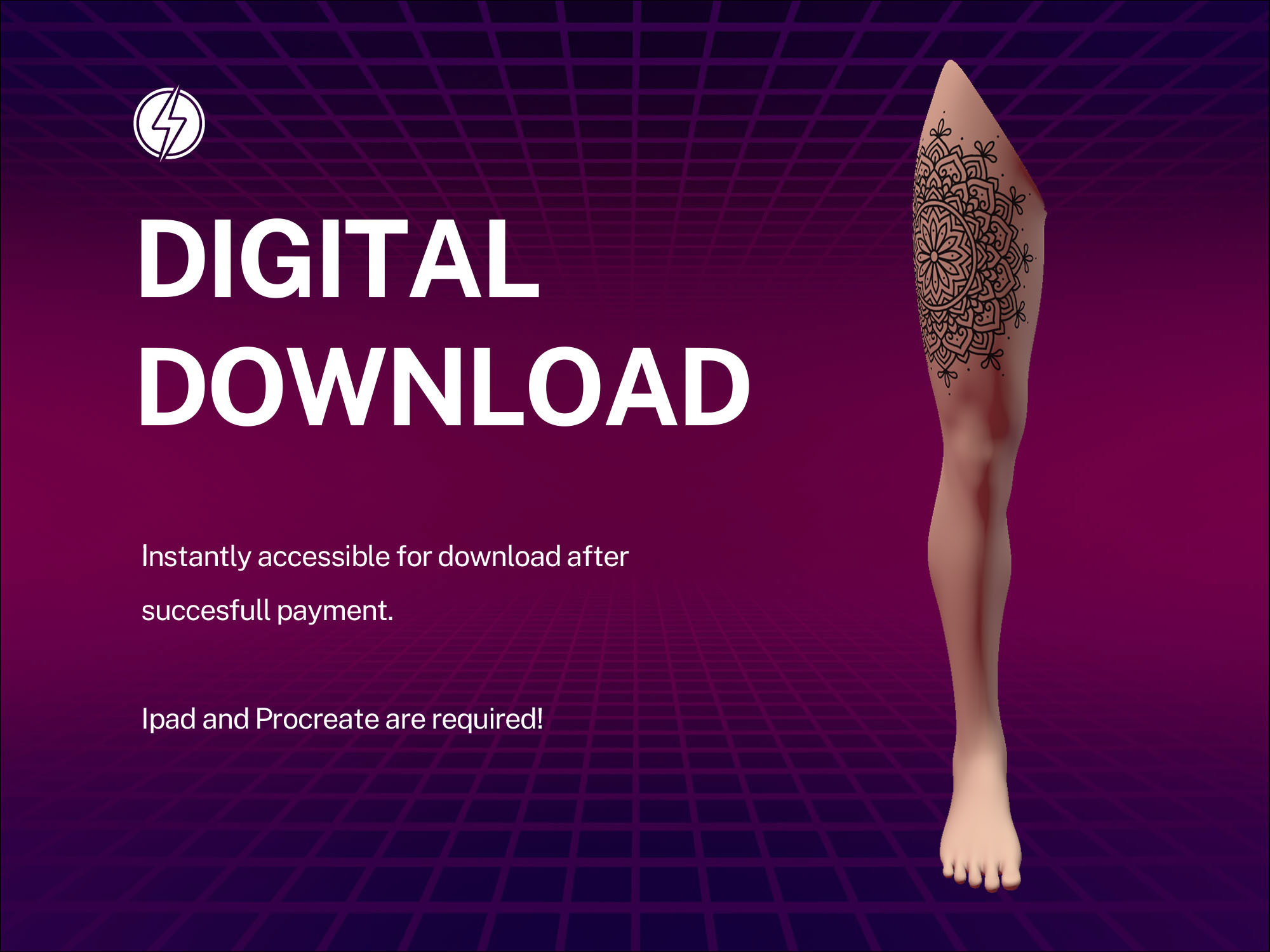 Procreate - 3D Leg Models - 3D Tattoo Bundle - Male and Female Legs - Etsy