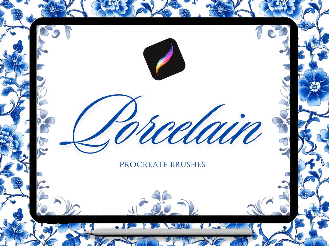 Procreate - Porcelain Brushes - Abstract Brush, Procreate Porcelain ...