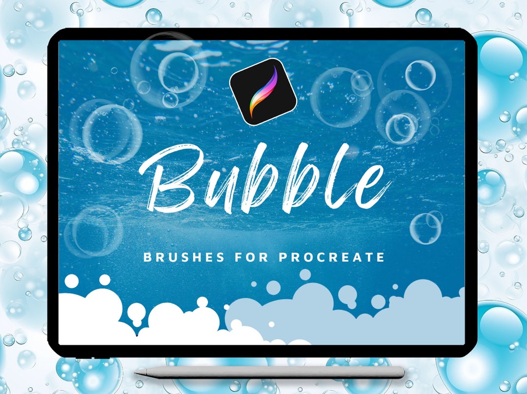 Procreate - Bubble Brushes - Dynamic Bubbles, Procreate Texture ...