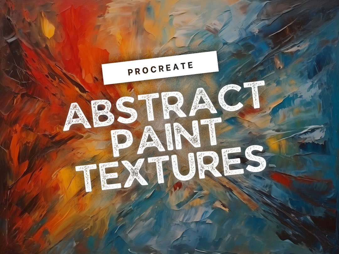 Procreate - Abstract Paint Brushes, Seamless Abstract Textures - Etsy