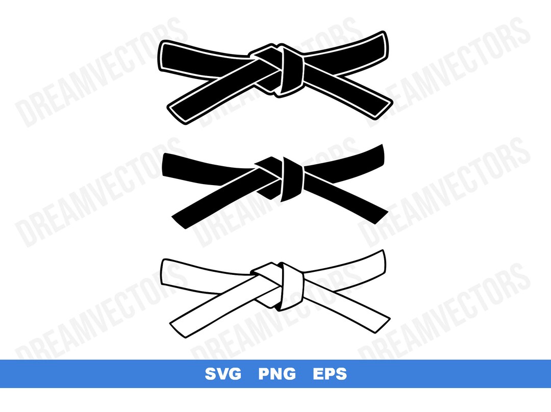 Taekwondo Belts Svg Taekwondo Eps File Taekwondo Svg Karate - Etsy